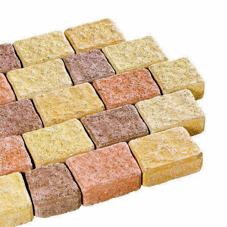 Pavé béton ARCADE vieilli roussillon - multi formats Ep.6cm - Gedimat.fr