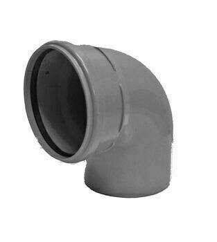 Coude de raccordement PVC MF 87°30 SDR 41 joint monté - D315 - Gedimat.fr
