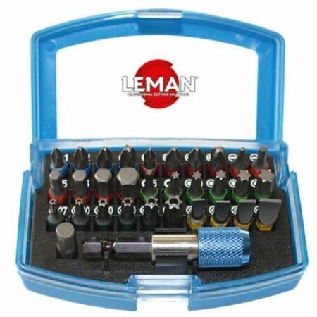 Embout de vissage avec code couleur - coffret de 32 pièces - Gedimat.fr