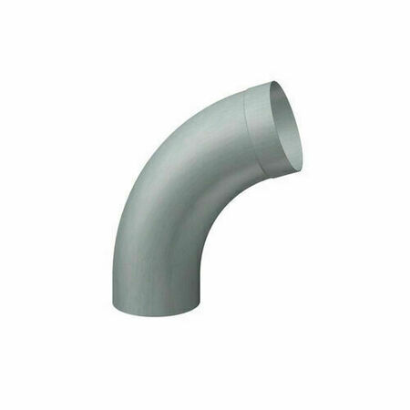 Coude tulipé grand rayon 72° - GRANUM skygrey - D80mm - Gedimat.fr